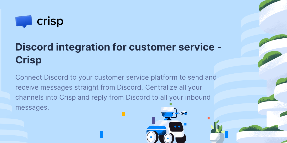 Discord integration for customer service - Crisp