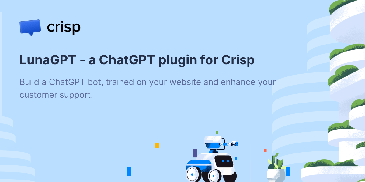 LunaGPT - a ChatGPT plugin for Crisp