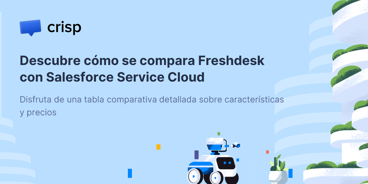 Descubre cómo se compara Freshdesk con Salesforce Service Cloud - Crisp