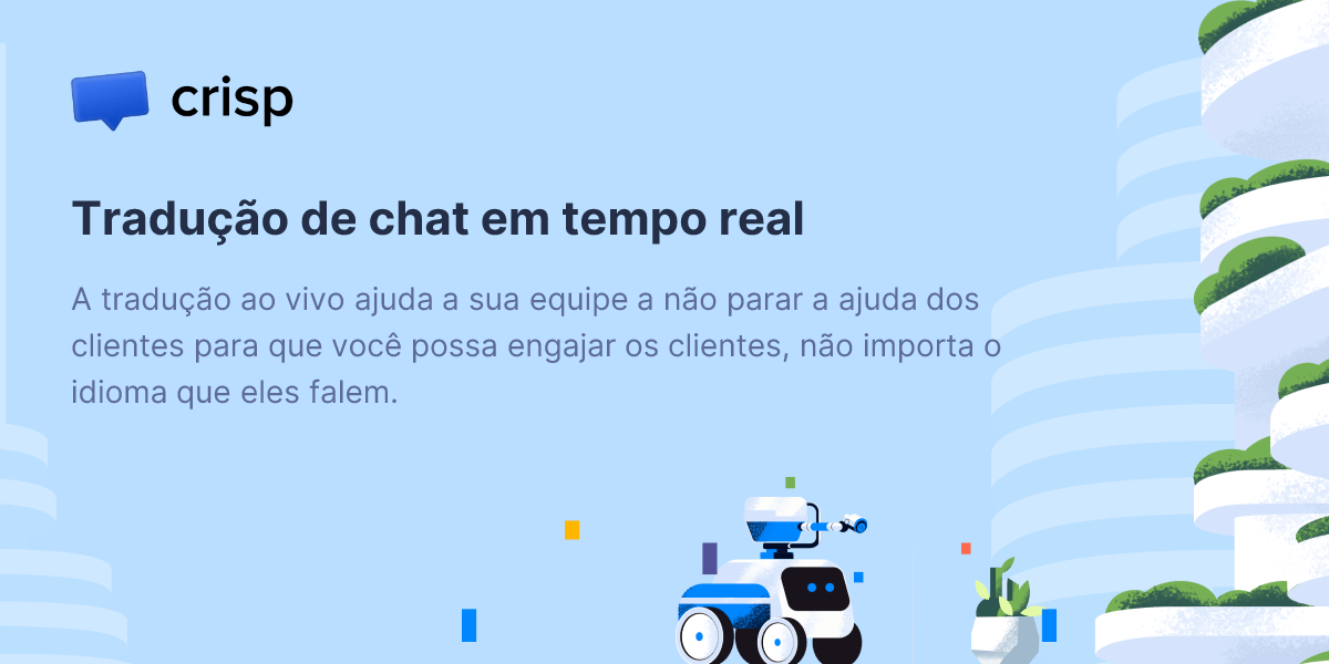 Tradução de chat em tempo real - Crisp
