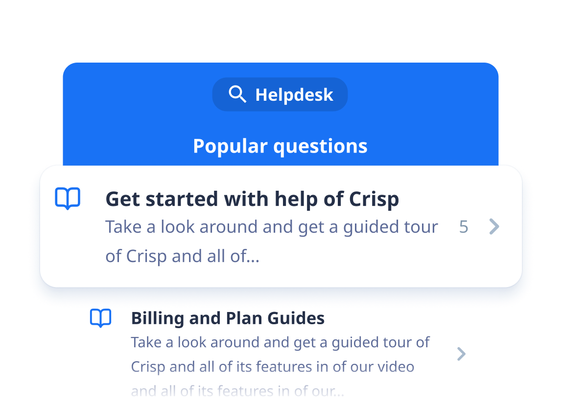 Logiciel de chat gratuit - Léger et simple à installer - Crisp