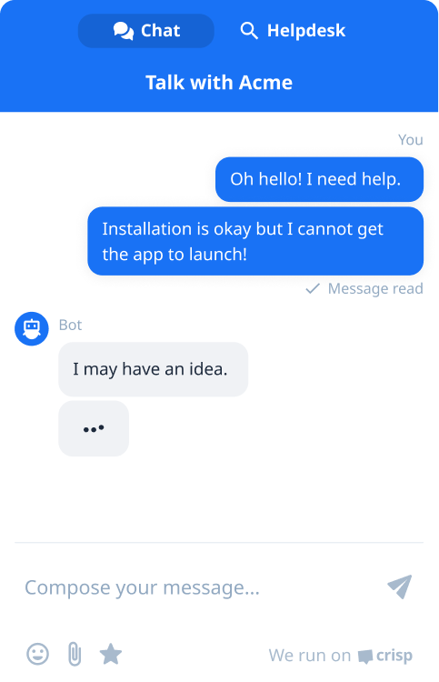 Chat SDK : Modern and lightweight SDK for Mobile and Web App - Crisp Chat SDK : Modern and lightweight SDK for Mobile and Web App - Crisp