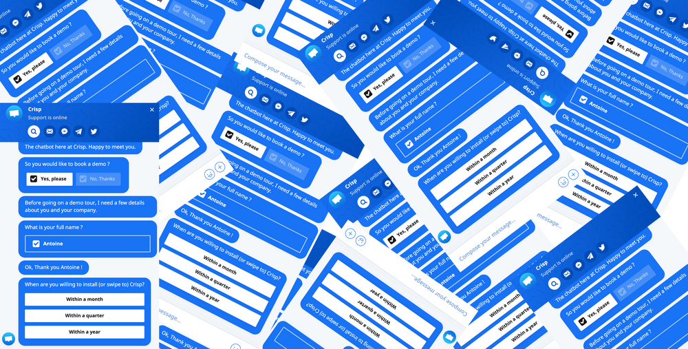 5 chatbots you can create using a chatbot builder - Crisp