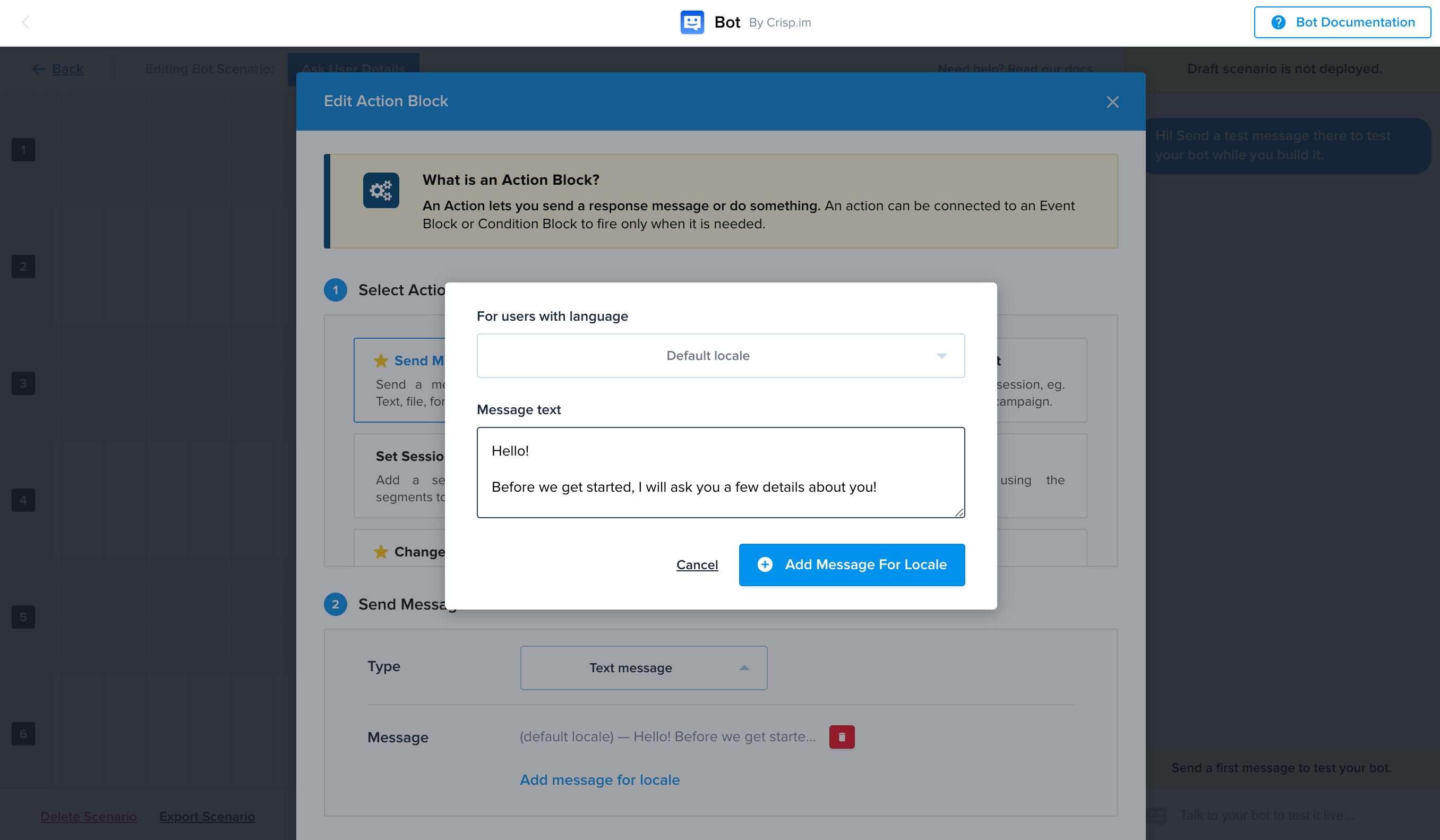 How to create a custom chatbot? - Crisp